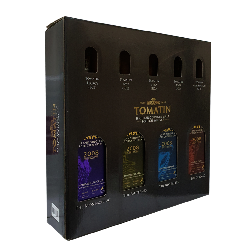 Tomatin French Collection (4 x 70cl + 5 x 5cl) - Wine Online Malaysia ...